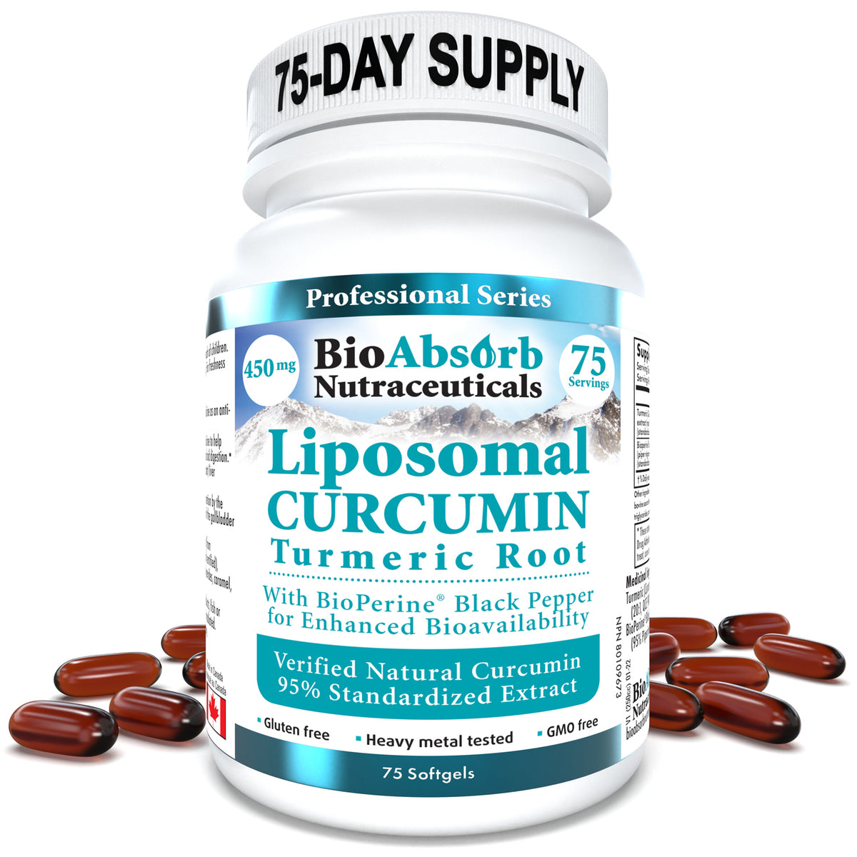 Liposomal Turmeric Curcumin Capsules – Bio Absorb Nutraceuticals